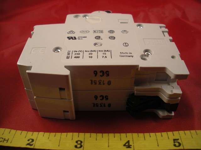 ABB S202-c6 Circuit Breaker 6 Amp 2 Pole for sale online | eBay