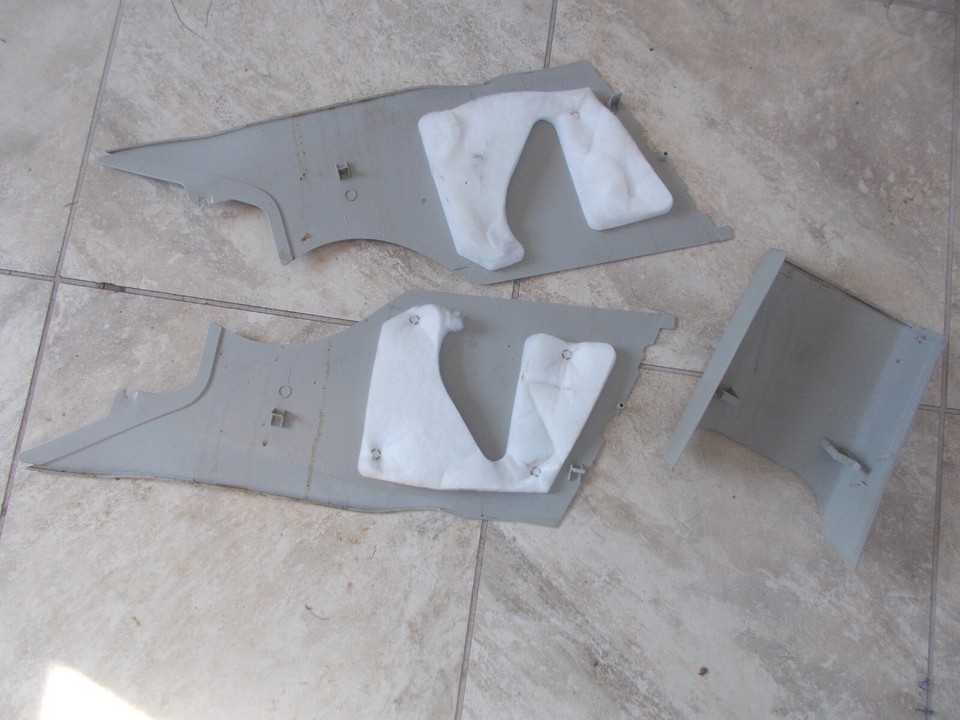 Saab 9-3 Wagon Rear Center Console RH LH Trim Panels 08 09 10 Used OEM ...