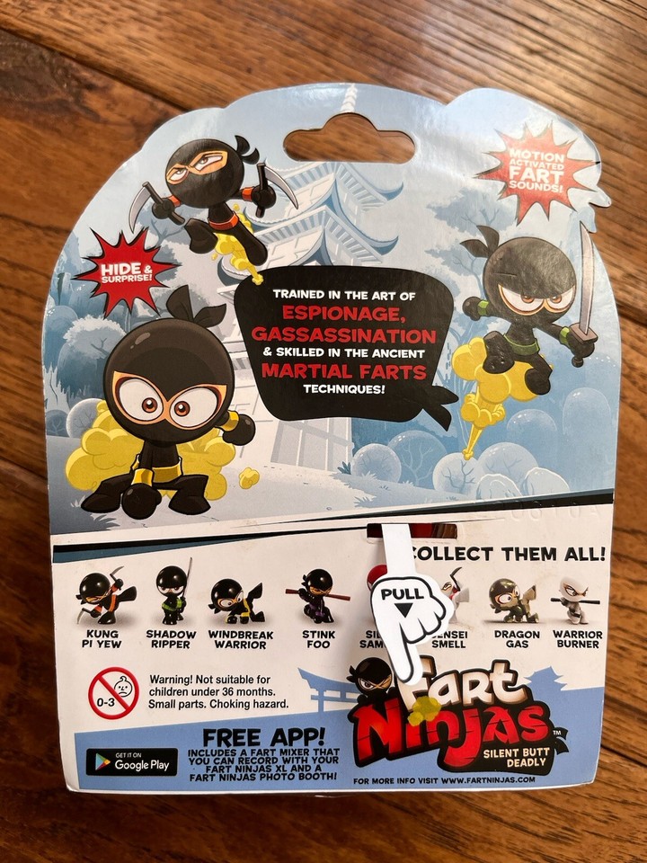 Fart Ninja Silent Samurai Red Series 1 | eBay