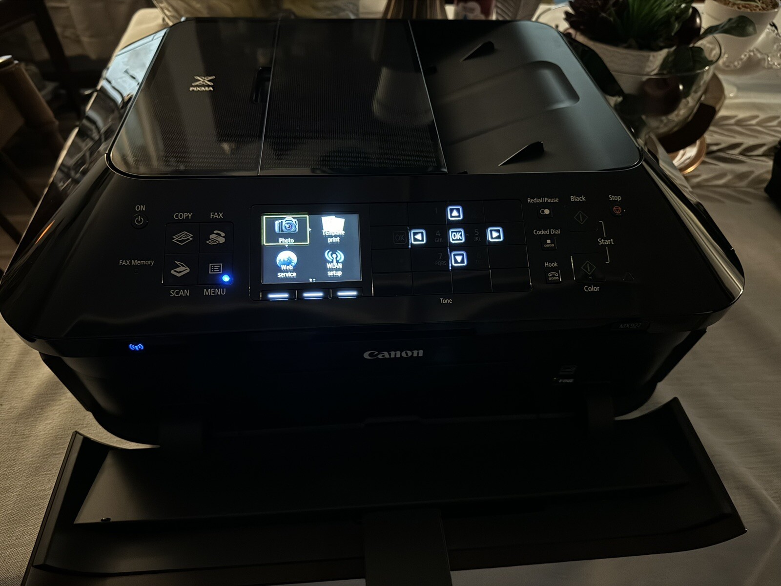 Canon PIXMA MX922 Wireless Office All-in-One Printer - 9600 dpi Color ...