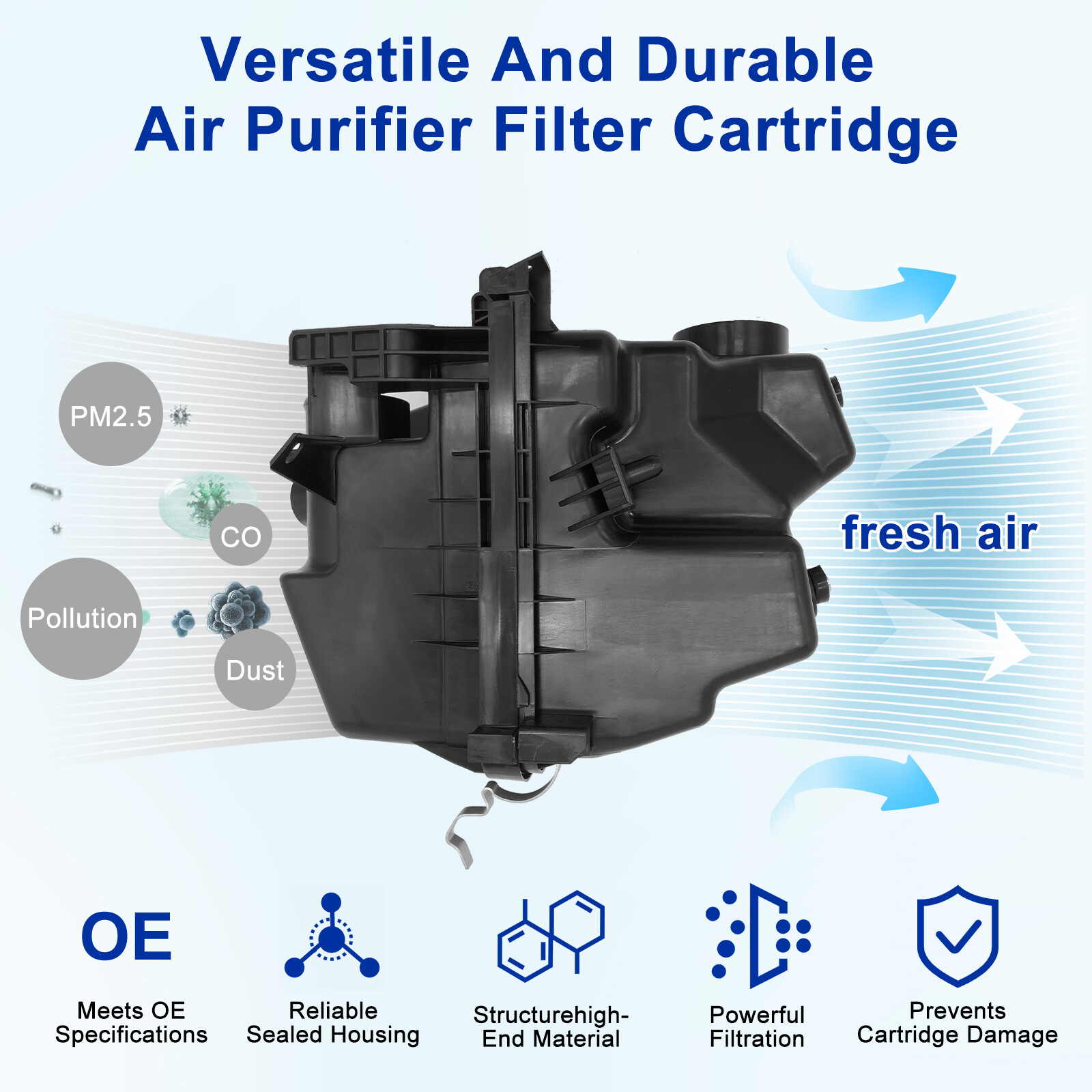 Car Air Cleaner Filter Box Assembly Housing for Toyota 07-20 YARIS 1.5L ...