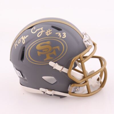 ROGER CRAIG AUTOGRAPHED SAN FRANCISCO 49ERS SLATE MINI HELMET BECKETT ...