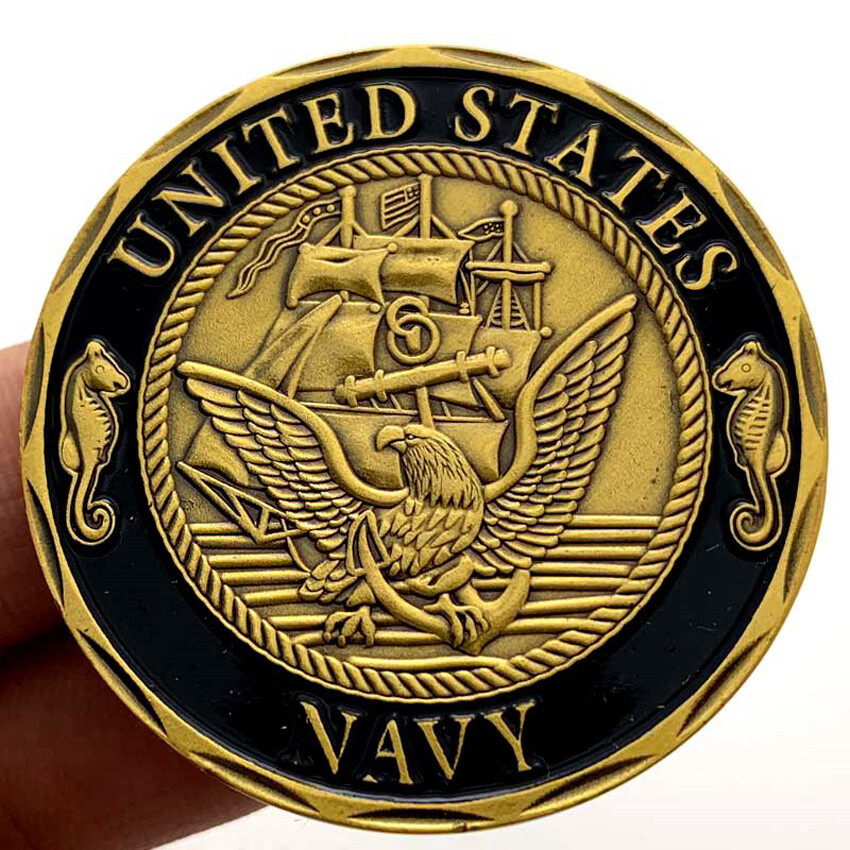 10PCS U.S Navy Shellback Crossing the Line Sailor Challenge Coin ...