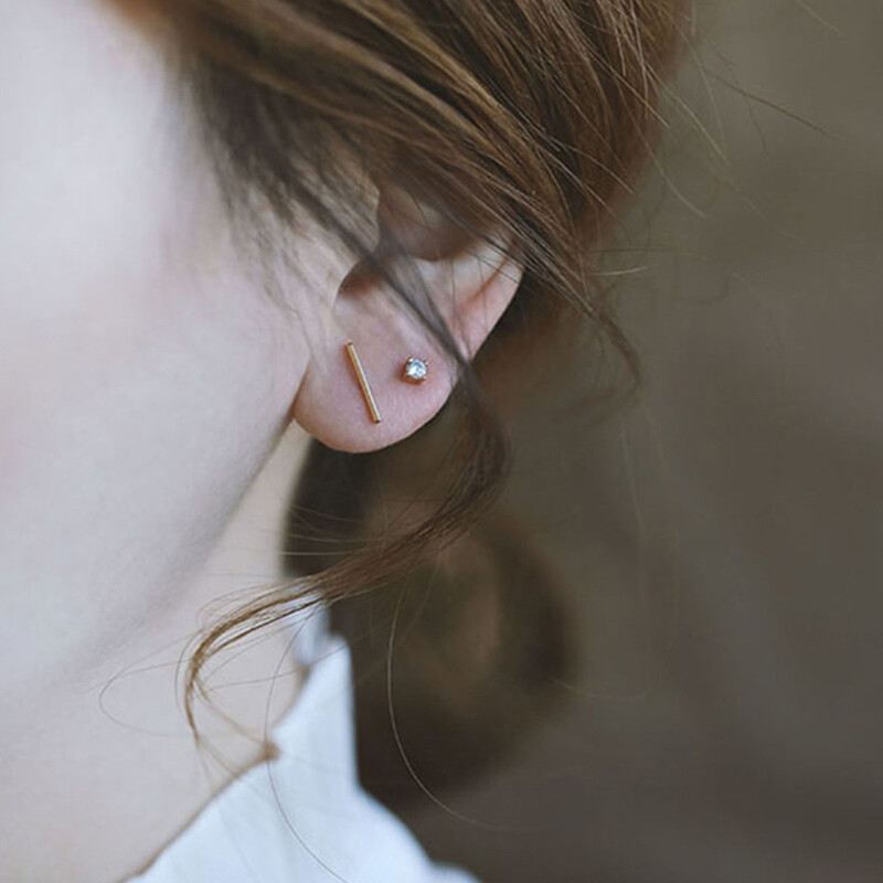 5 Pcs Pearl Crystal Small Ear Studs Earrings Set Women Girls Fashion Ear StuP1 | eBay