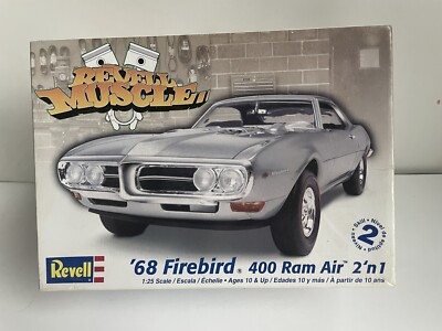Revell ‘68 Firebird 400 Ram air 2n1 1/25 Model Kit Open Box (S3) | eBay