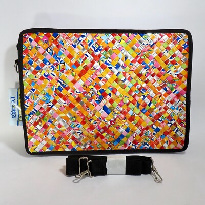 Recycled Juice Box Wrappers Purse Bag Crossbody Colorful Laptop Rebagz ...