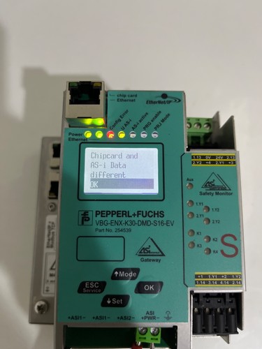 Pepperl fuchs AS-Interface Gateway/Safety Monitor VBG-ENX-K30-DMD-S16 ...