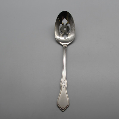 Oneida Stainless Flatware - MORNING BLOSSOM Slotted Serving Spoon ...