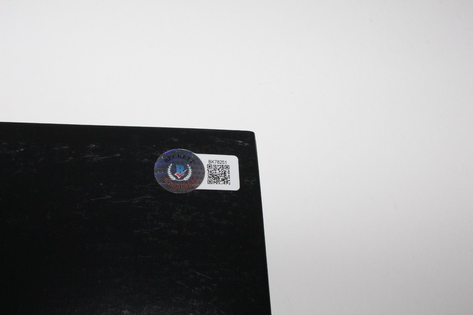 LARS ULRICH SIGNED METALLICA SELF TITLED THE BLACK ALBUM VINYL RECORD ...