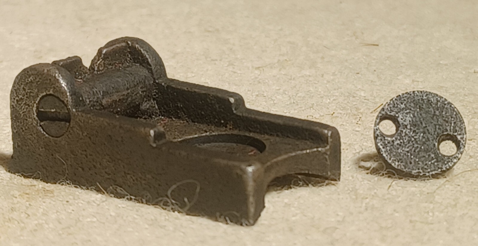 REAR SIGHT M1861 - M1863 US SPRINGFIELD RIFLED MUSKET SIGHT WITH ...