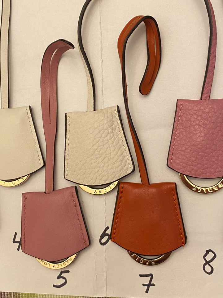 Radley London Scottie Purse Hang Tags Gold Tone Key Ring Diff Straps ...