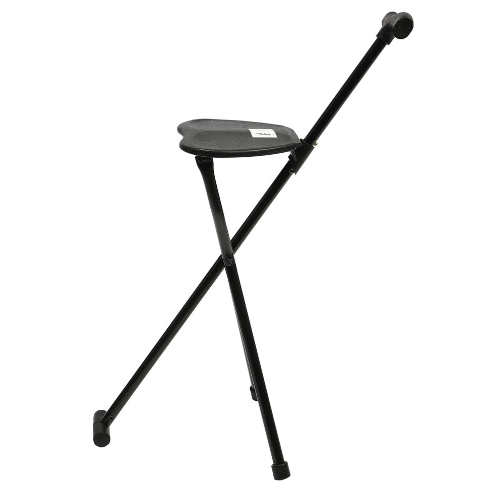 Portable Travel Hiking Chair Stool Tripod Folding Walking Stick with ...