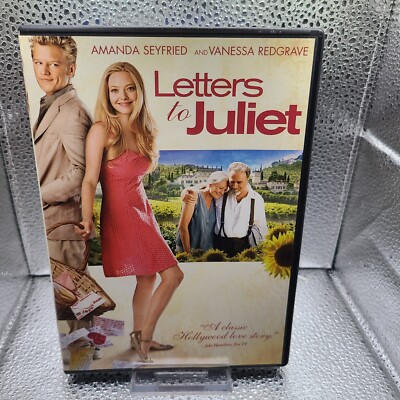 Letters to Juliet DVD Amanda Seyfried Vanessa Redgrave | eBay