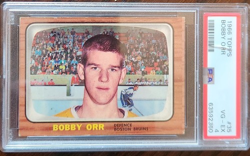 1966-67 Topps #35 Bobby Orr PSA 4 Very Good Rookie Card RC | eBay