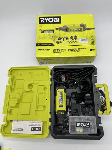 RYOBI - 1.4 Amp Corded Rotary Tool - RRT200 Rotary Tool Combo Kit Pi18 ...