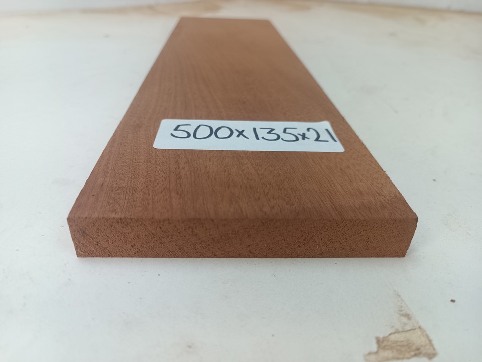 500x137x21mm Planed Sapele Hardwood Timber offcuts Strips Planks. Kiln ...