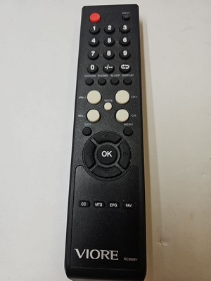 Viore TV Remote Control RC-3008V Original for Viore TVs | eBay