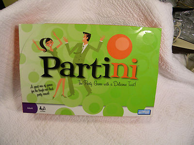NEW~PARTINI ADULT PARTY GAME With A Delicious Twist 2008 Parker ...