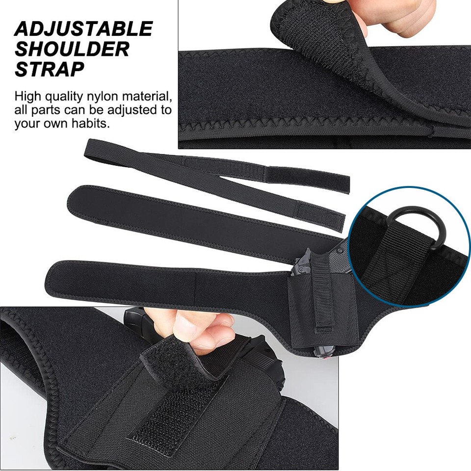 Tactical Shoulder Gun Holster Waist Underarm Concealed Carry Pistol ...