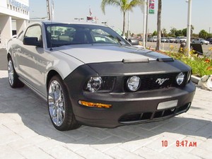 Colgan Front End Mask Bra 2pc. Fits Ford Mustang GT Only 2005-2009 W ...