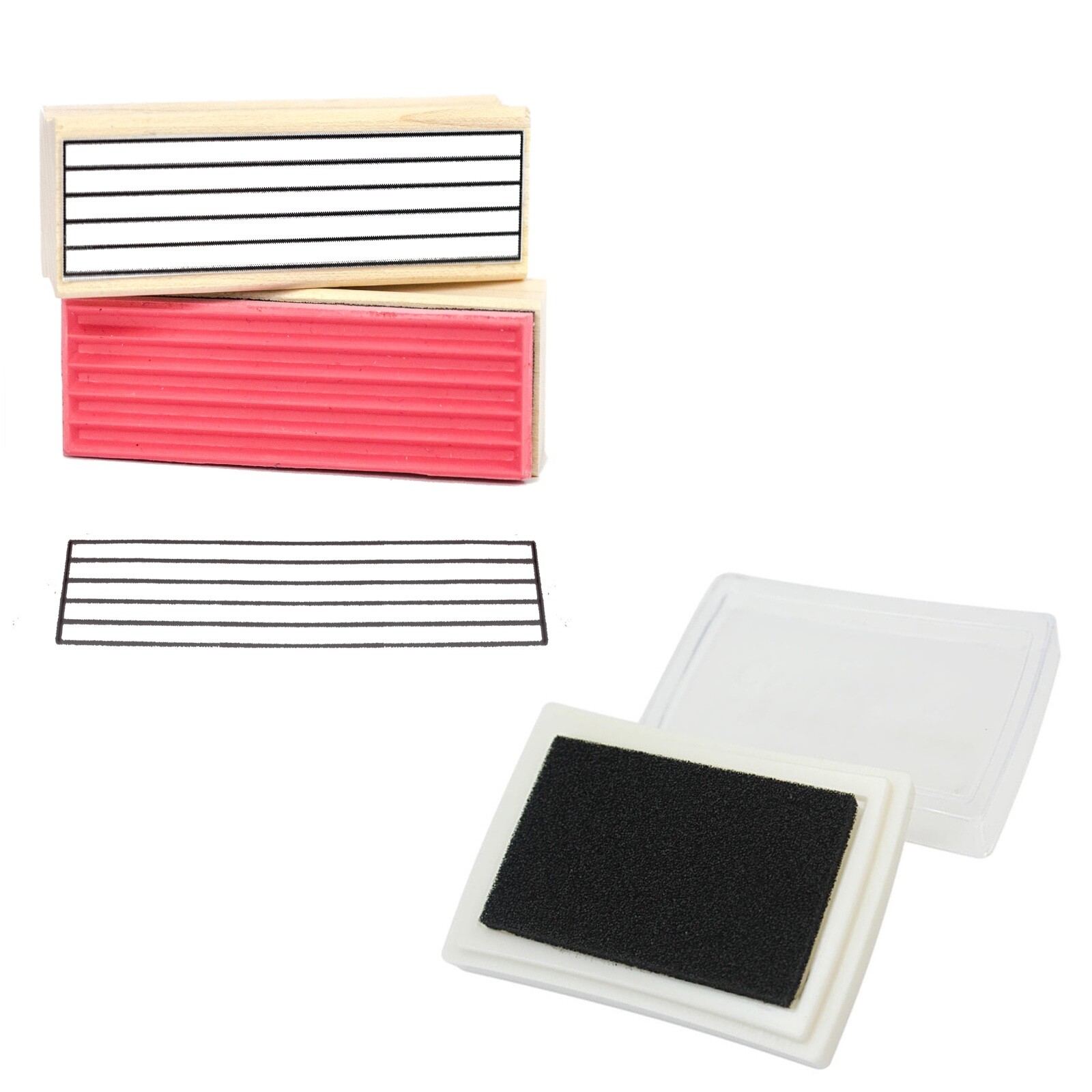 Long Guitar Tablature / Tab Stamp and Black Stamp pad! Be a Capo - Ble ...
