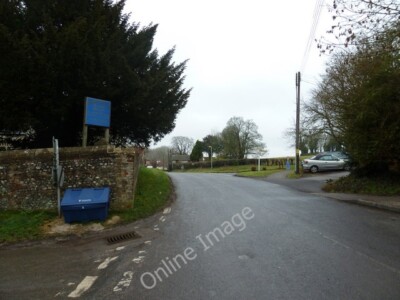 Photo 6x4 Junction of Church Lane and The Street Barton Stacey c2010 | eBay