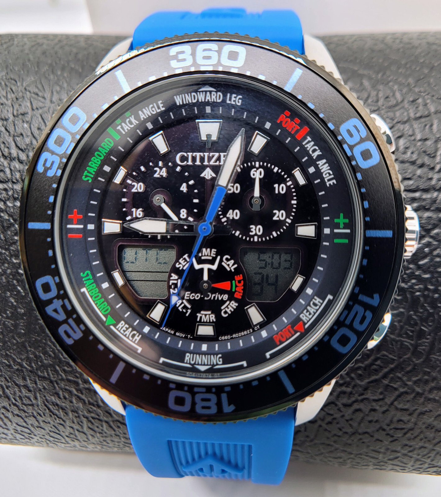 Citizen Promaster Sailhawk Eco-Drive World Time Alarm Men's Watch ...