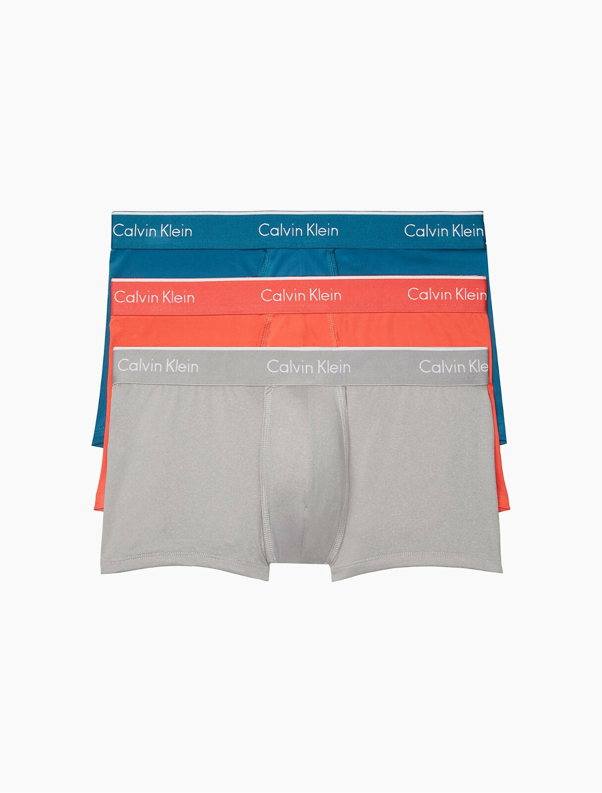 Calvin Klein Men's NP2034O933 Micro Plus 3-Pack Low Rise Trunk Size XL ...
