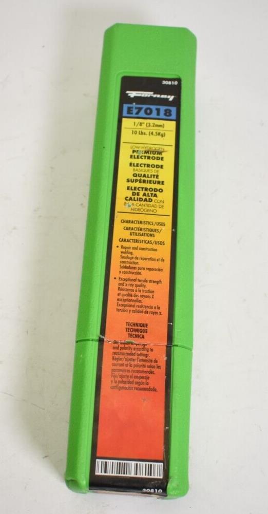 Forney E7018 Welding Rod 1/8' 10lb Box Low | Grelly USA