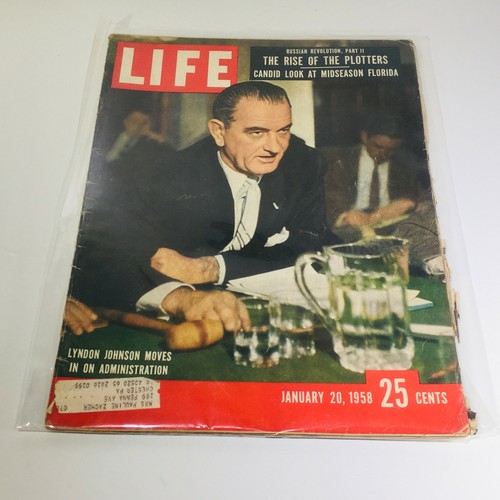 VTG Life Magazine: January 20 1958 - Lyndon Johnson In On ...