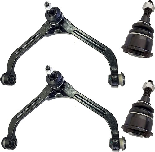 4pc Front Upper Control Arm & Lower Ball Joint Kit K3198 K3199 for Jeep ...