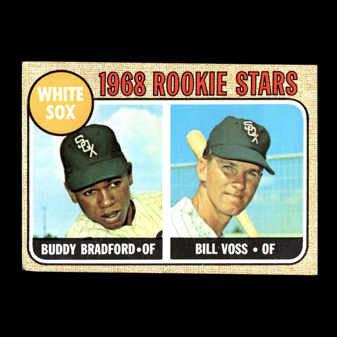 Buddy Bradford/Bill Voss 1968 Topps Rookie Chicago White Sox #142 Nice ...