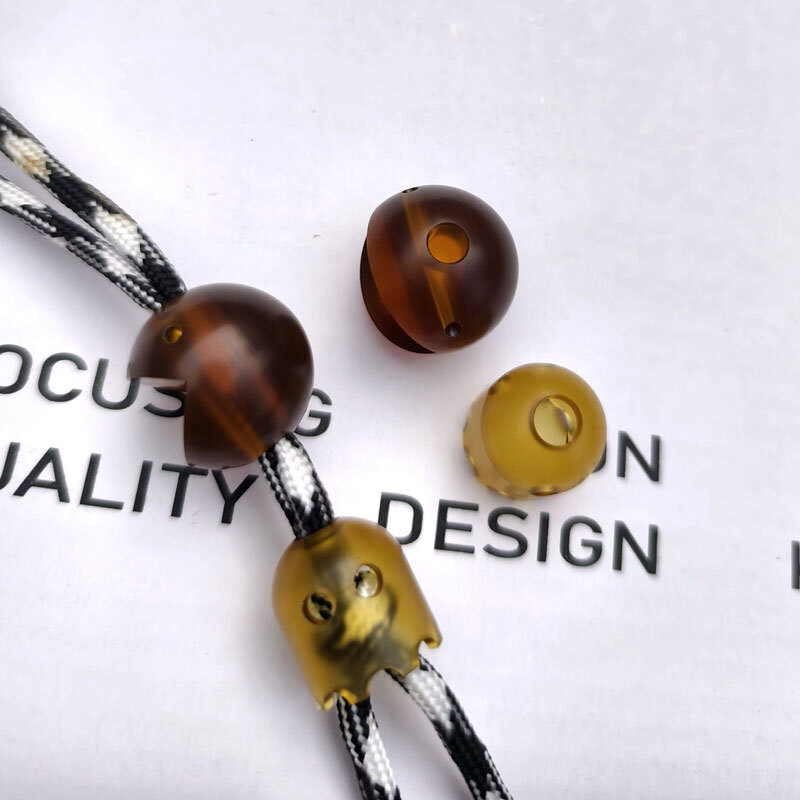 EDC Ultem PEI Parachute Cord Knife Bead Keychain Pendant Lanyard DIY ...