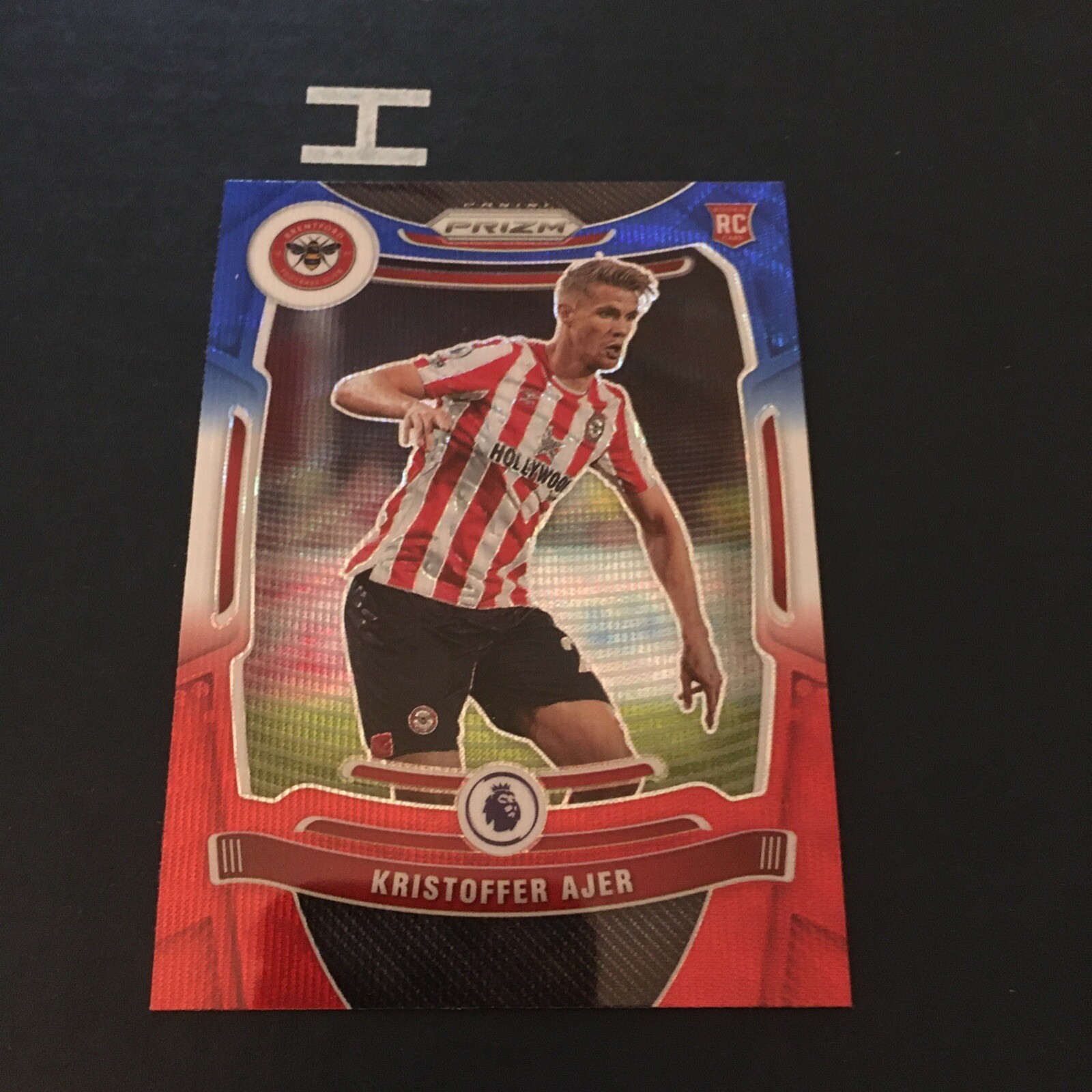 2021-22 Panini Prizm Premier League Red White & Blue Prizm Kristoffer ...