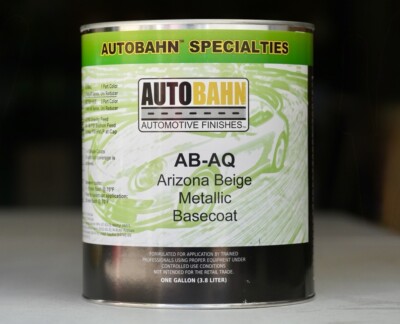 Autobahn Arizona Beige Metallic Basecoat Auto Paint AB-AQ GALLON Size ...