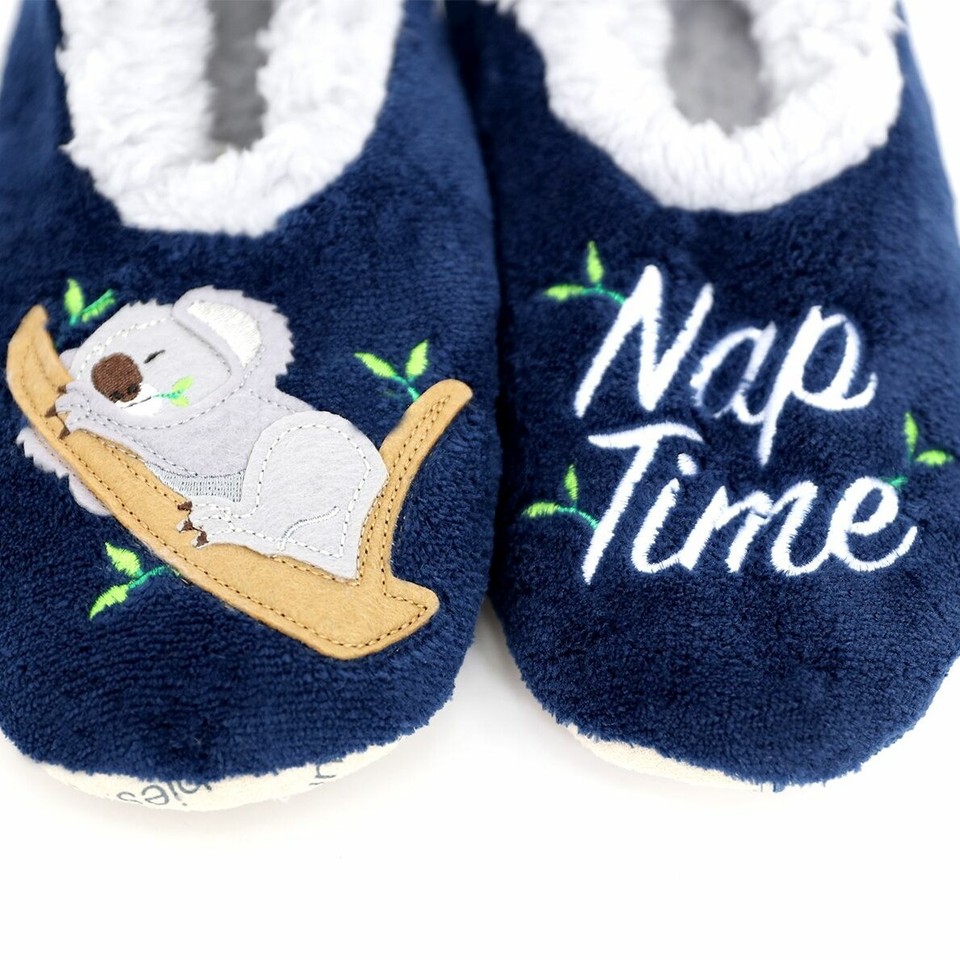 Slumbies Pairables TIE CHENILLE Style NonSlip Soft Slipper SLOTH BEE 50 ...