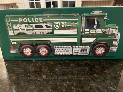 BRAND NEW CASE FRESH 2023 Hess Police Truck & Cruiser Box Is Dinged Up ...