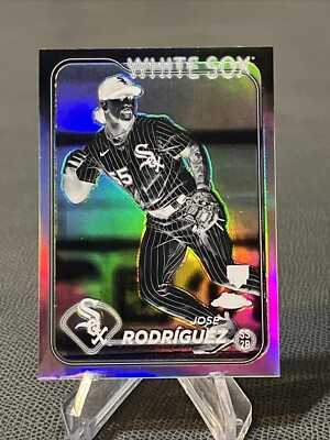 2024 Topps Chrome Negative Refractor Jose Rodriguez Rookie RC #115 ...