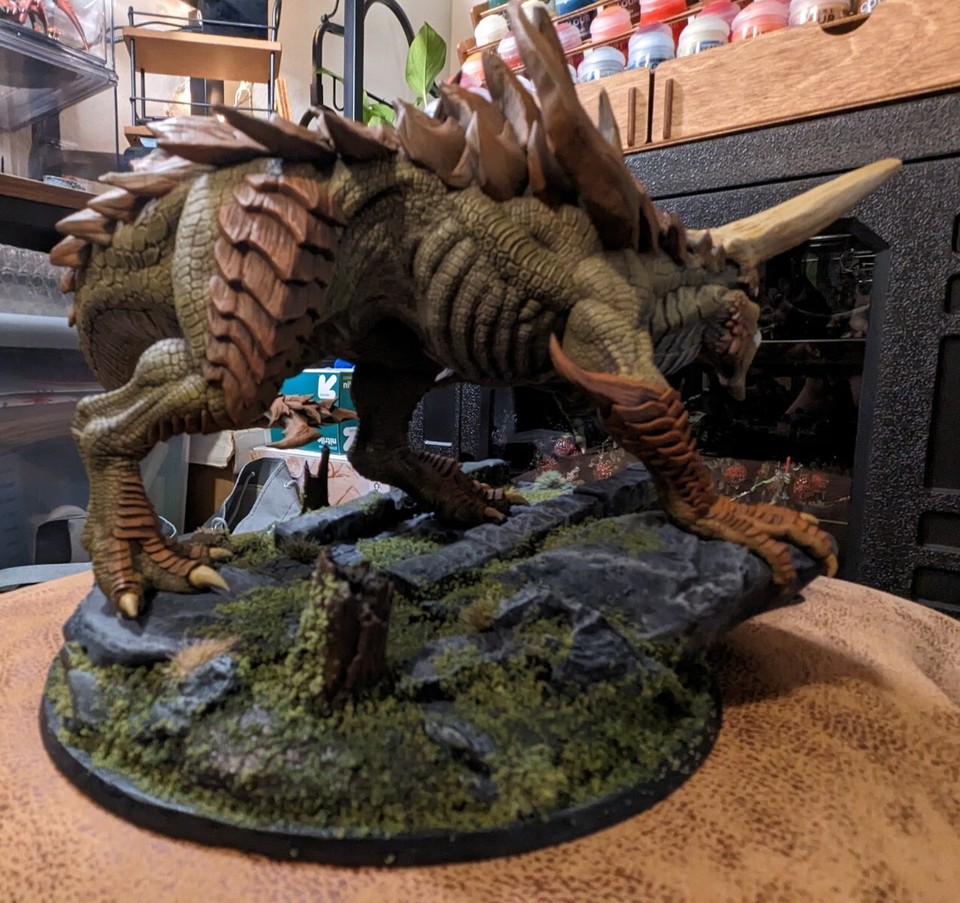 Gargantuan Tarrasque D&D 12" Length 8" Tall Premium Resin Pro-Painted ...