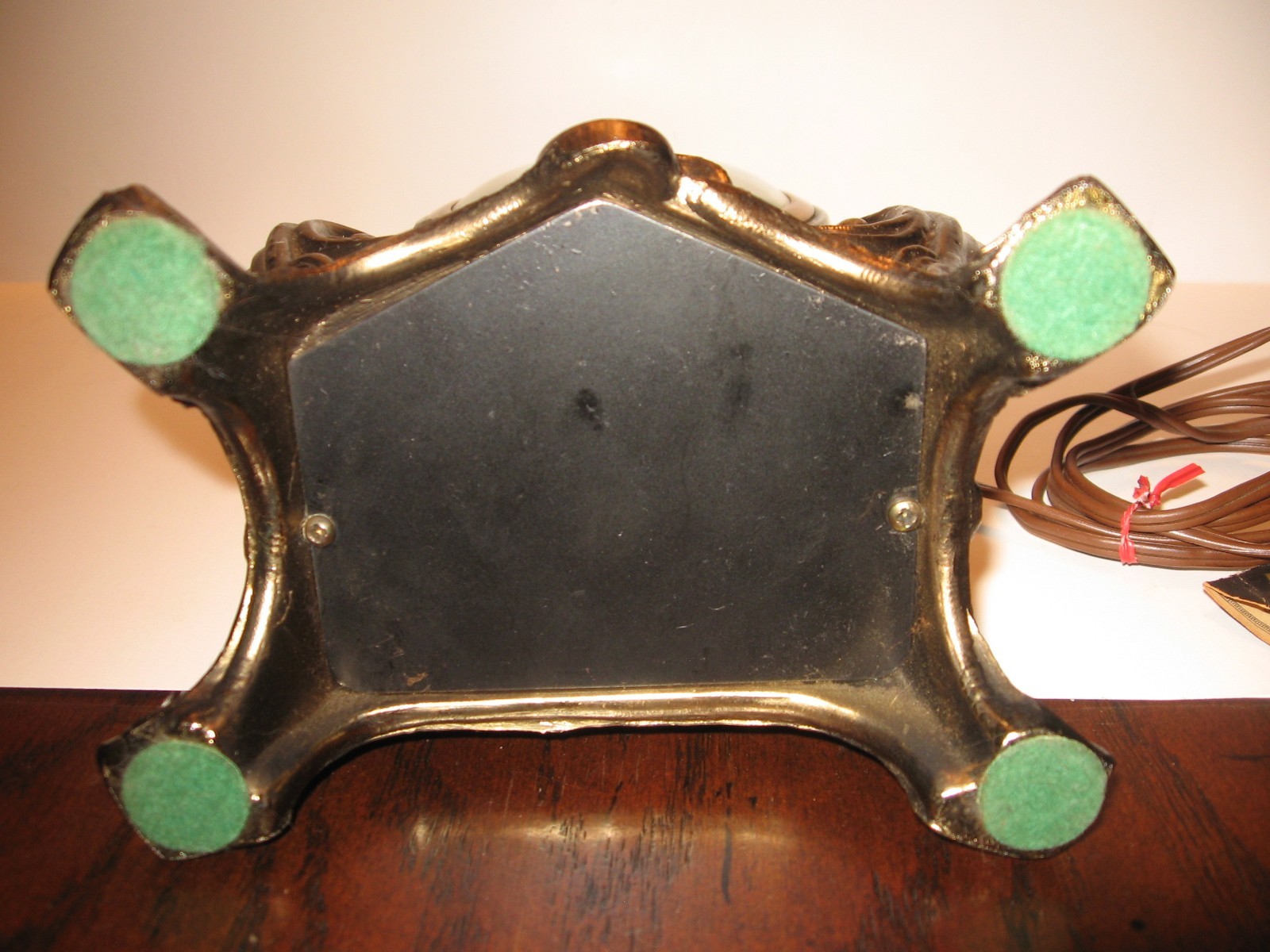 Vintage United Clock Corp No 82 Ornate Electric Mantel Clock | eBay