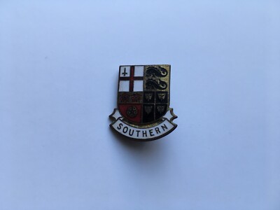 VINTAGE SOUTHERN RAILWAY ENAMEL PIN BADGE | eBay