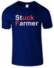 Stuck Farmer Adult Funny T-Shirt Farmer No Food F*ck Starmer Labour T ...