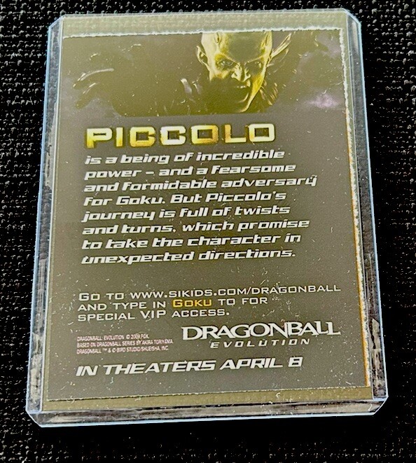 PICCOLO ROOKIE DRAGON BALL Z EVOLUTION SHEET SI FOR KIDS RARE CARDS ...