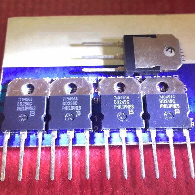 4PCS BD249C+4PCS BD250C AMP Pair Transistors ICs Chip ORIGINAL KK | eBay