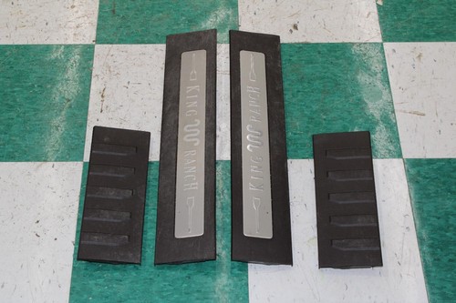 17-22 F250 King Ranch *SCUFFS* Set 4x Front Rear LH RH Door Sills Scuff ...