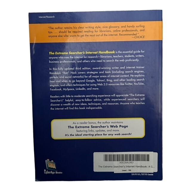 The Extreme Searcher's Internet Handbook: A Guide for the Serious ...