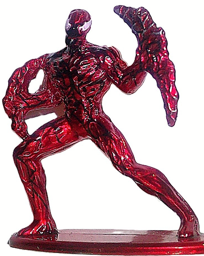 Spider-man CARNAGE axe hand Marvel Universe Nano MetalFigs die cast ...