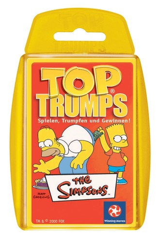 Winning Moves Top Trumps: Simpsons Jeu de Cartes Homer Bart ...