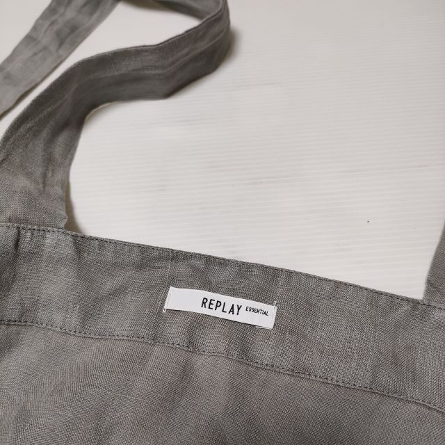 REPLAY ESSENTIAL Garment-dyed Heavy Linen Overalls overalls gray 4 ...