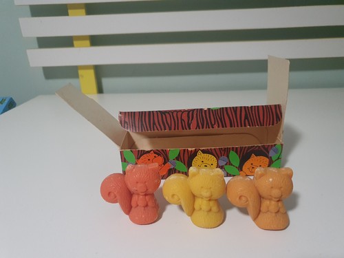 Vintage Avon Tree Tots Children's 3 Squirrels Soap Set original box ...